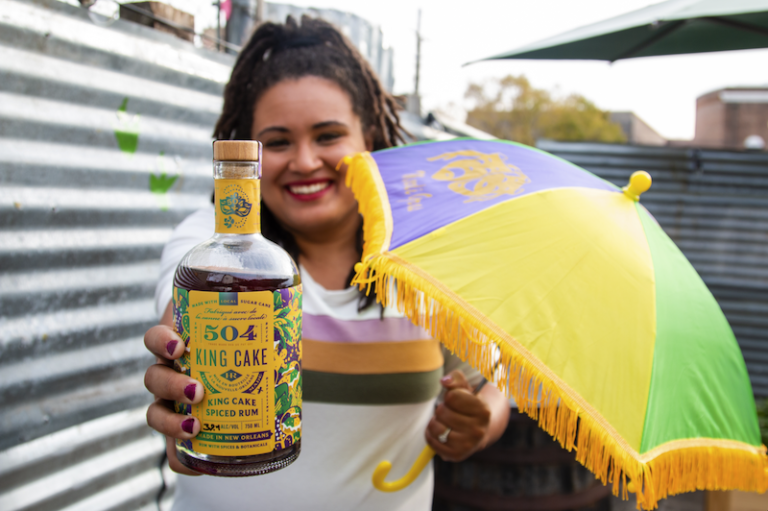 504King Cake Seasonal Rum Now Available at Happy Raptor Distilling