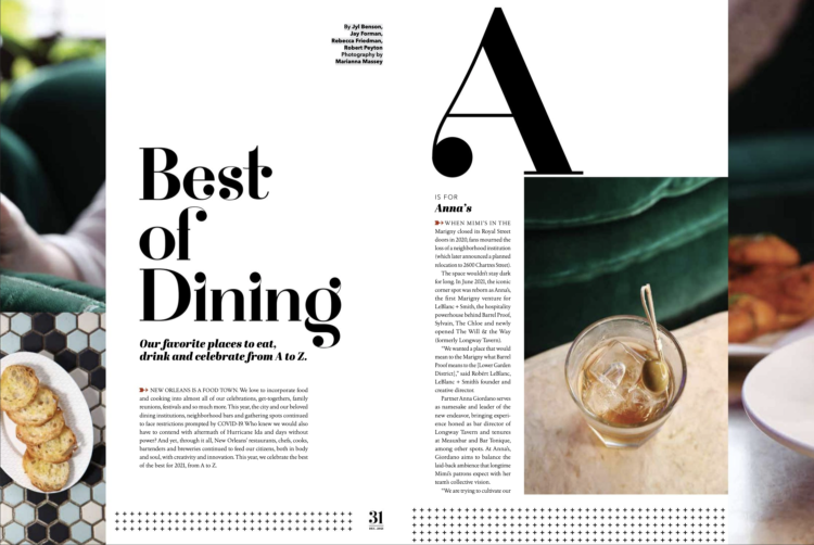 New Orleans Magazine Wins National Magazine Design Awards