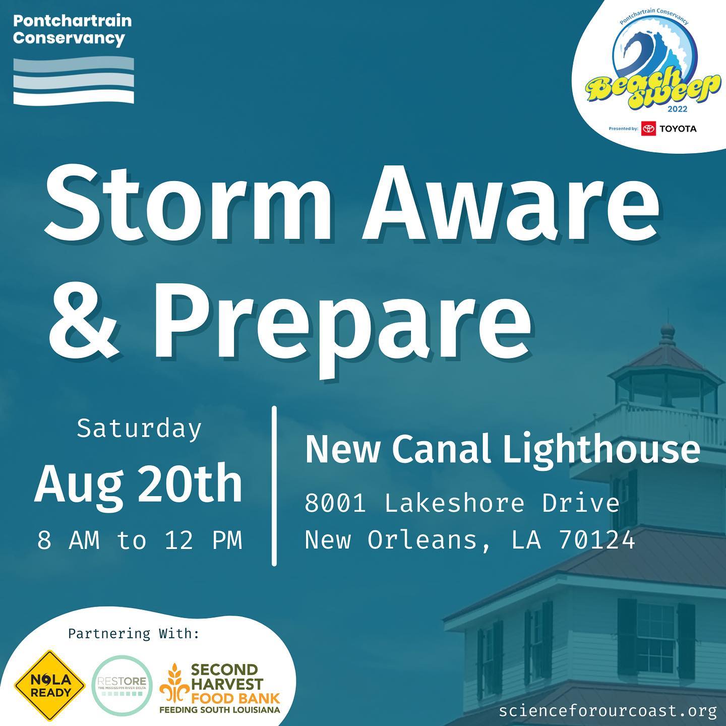Pontchartrain Conservancy, NOLA Ready Host Storm Aware & Prepare Event