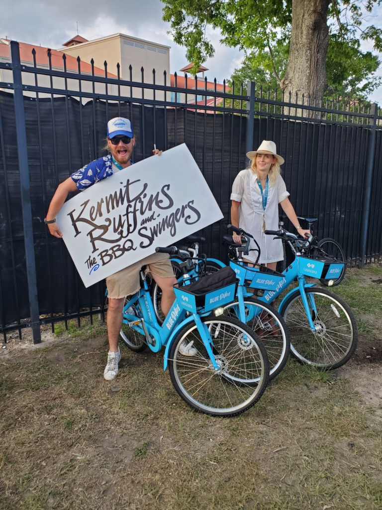 Ride Blue Bikes to the New Orleans Jazz & Heritage Festival