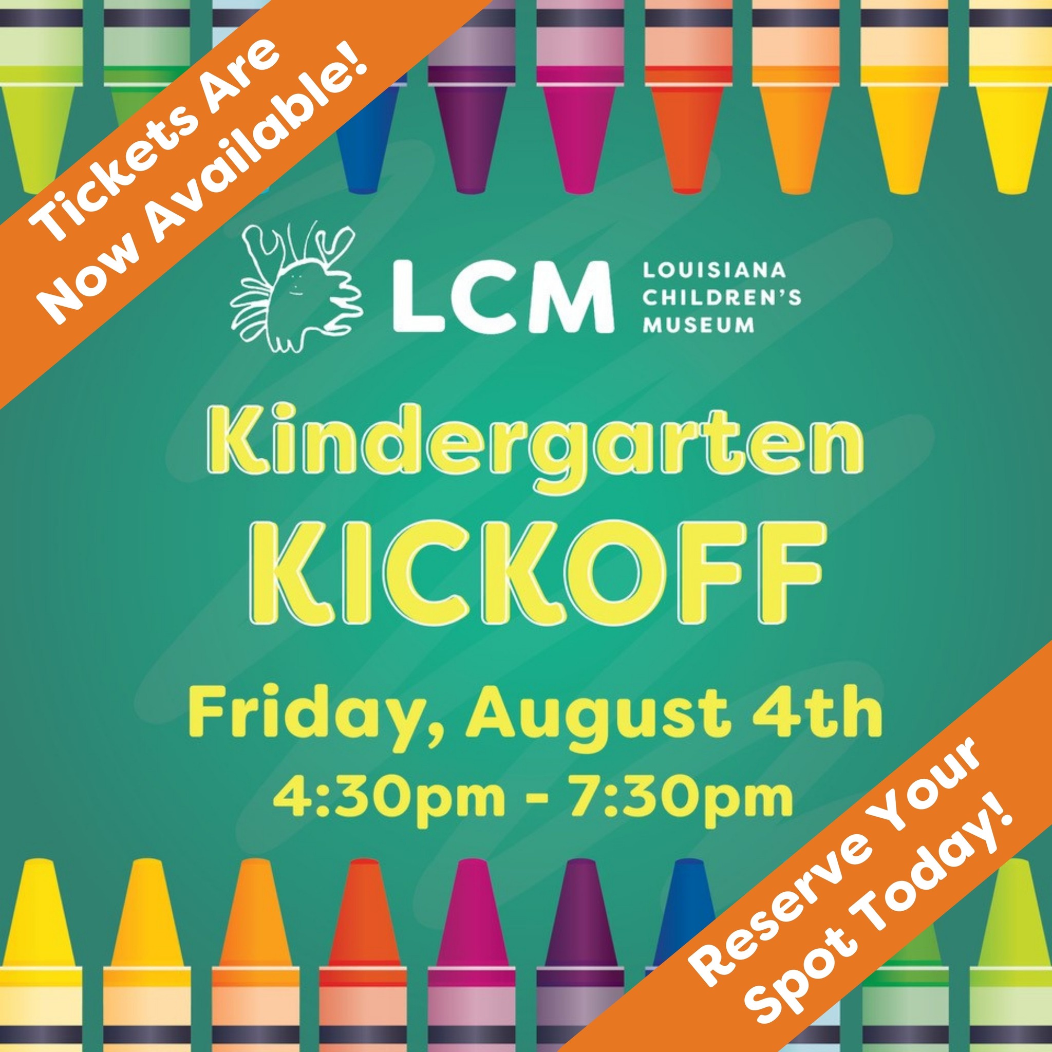 Louisiana Children’s Museum’s Kindergarten Kickoff