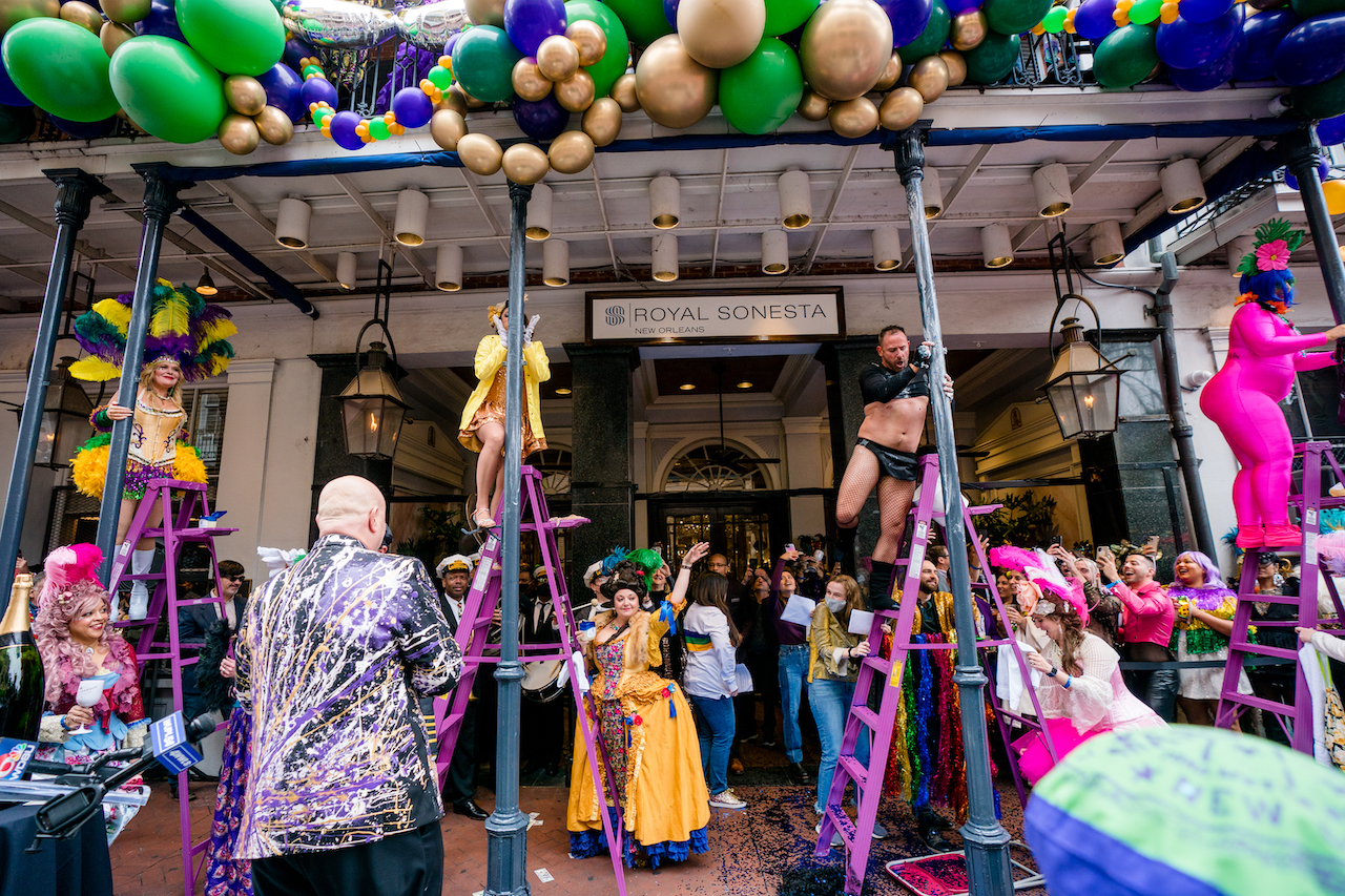 The Royal Sonesta New Orleans Celebrates 54th Annual Greasing of the Poles