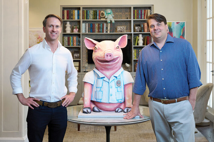 Hogs for the Cause's Rene Louapre & Becker Hall