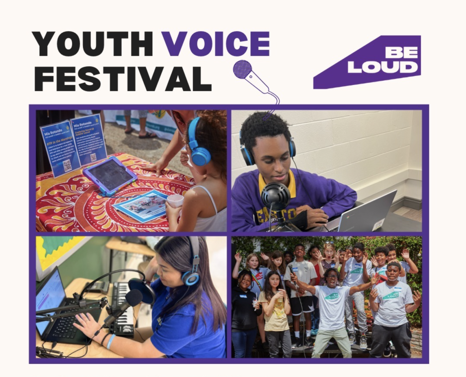 Be Loud Studios Youth Voice Festival Features Young Artists