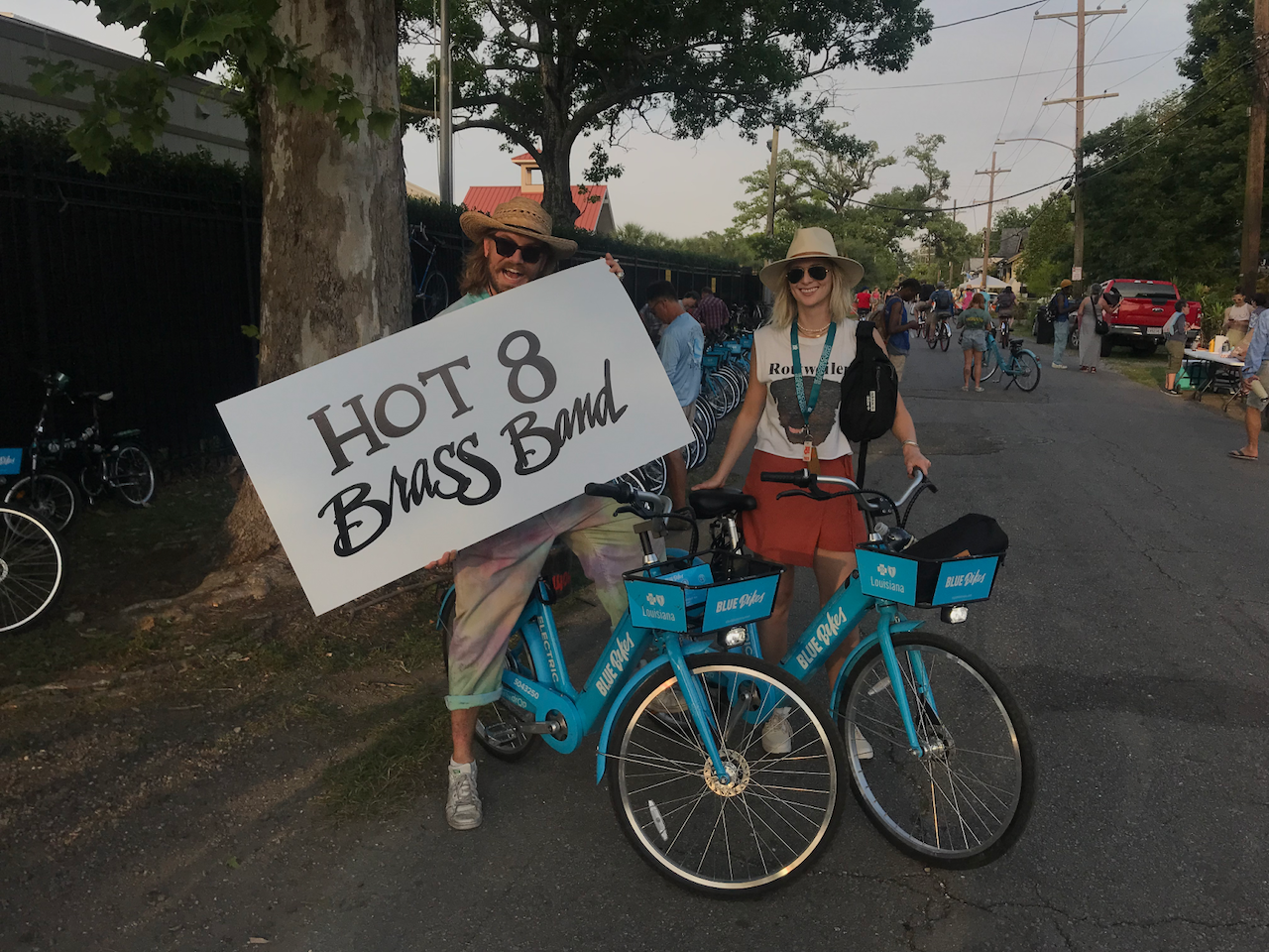 Ride Blue Bikes to the New Orleans Jazz & Heritage Festival