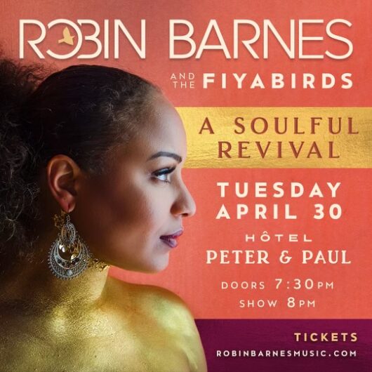 Singer Robin Barnes to Perform at Hotel Peter & Paul