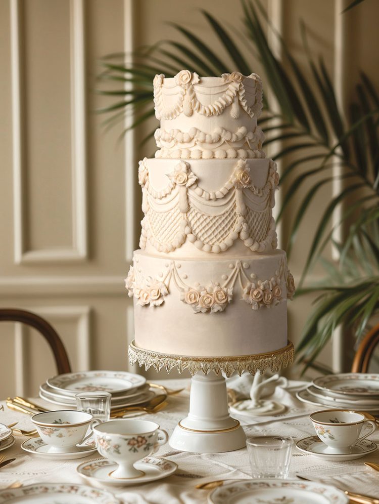 Modern Brides Opting for a Classic Style Cake