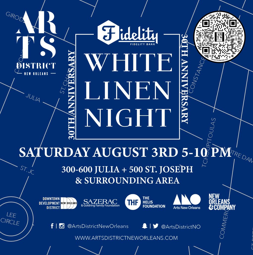 White Linen Night Set for August 3