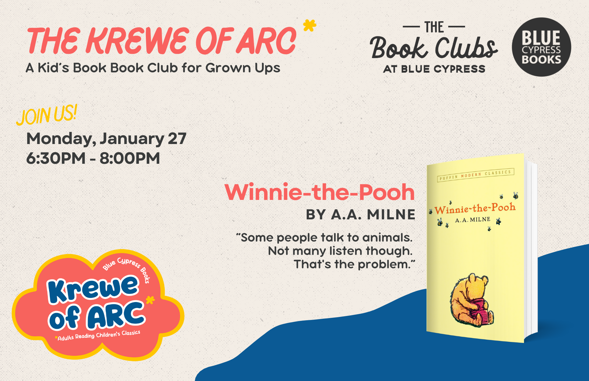Blue Cypress Books Presents The Krewe of Adults Reading Children’s ...