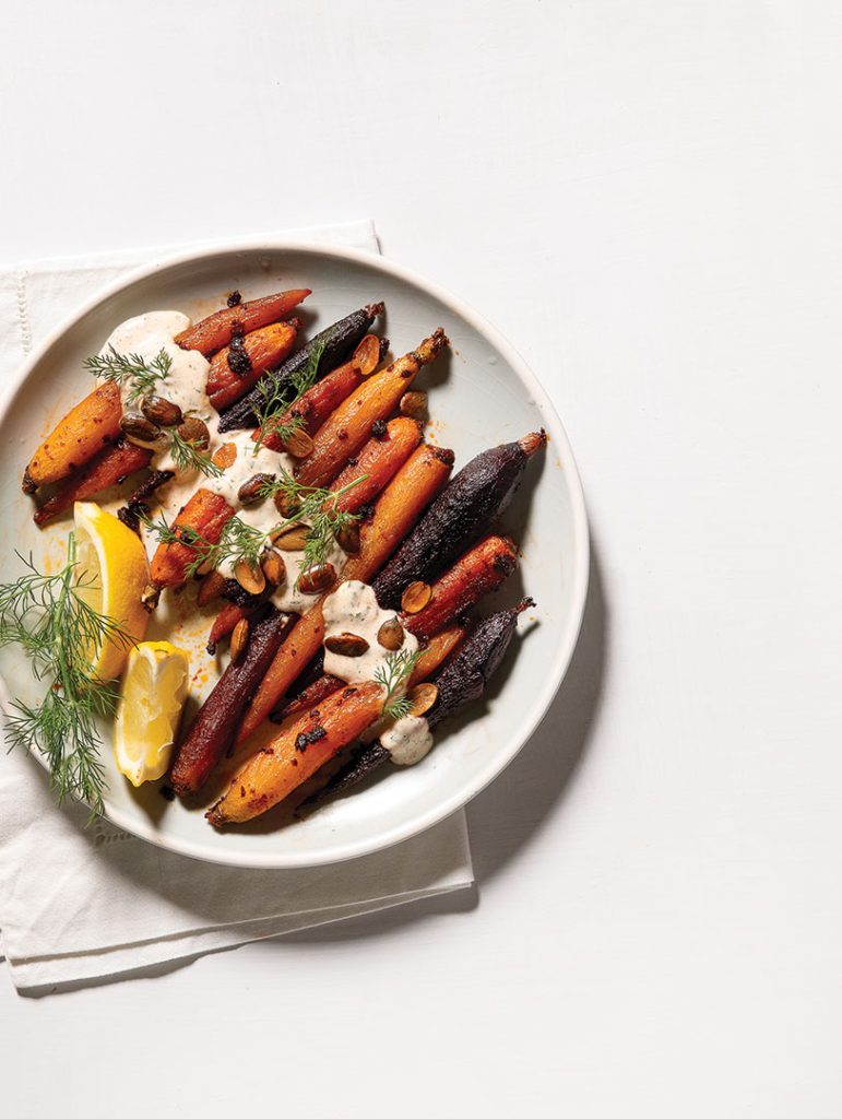 Chef Amy Mehrtens’ Cajun Carrots with Buttermilk Dressing Drizzle Recipe