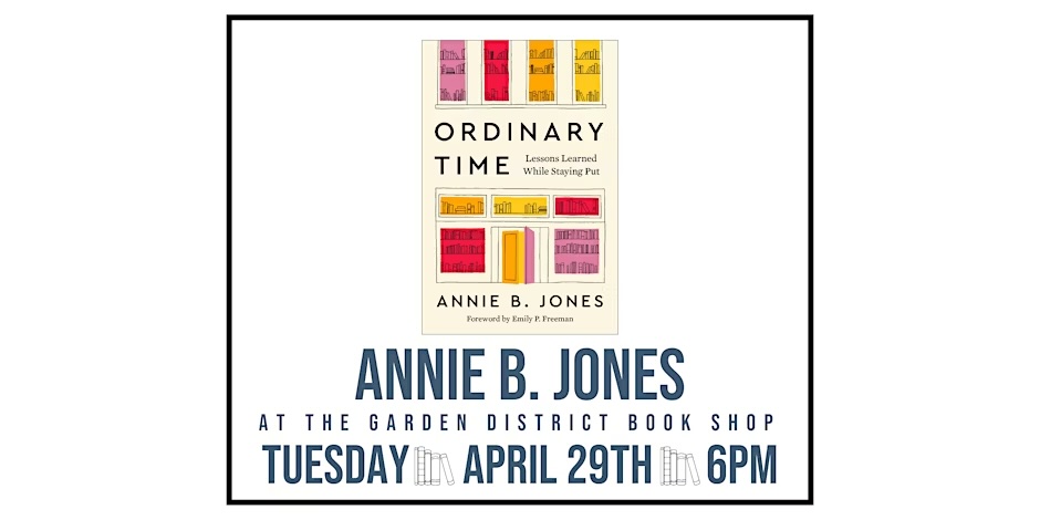 Signing Announced for Annie B. Jones' "Ordinary Time" Book
