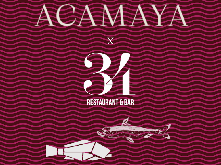 34 and Acamaya Host Special Dinner