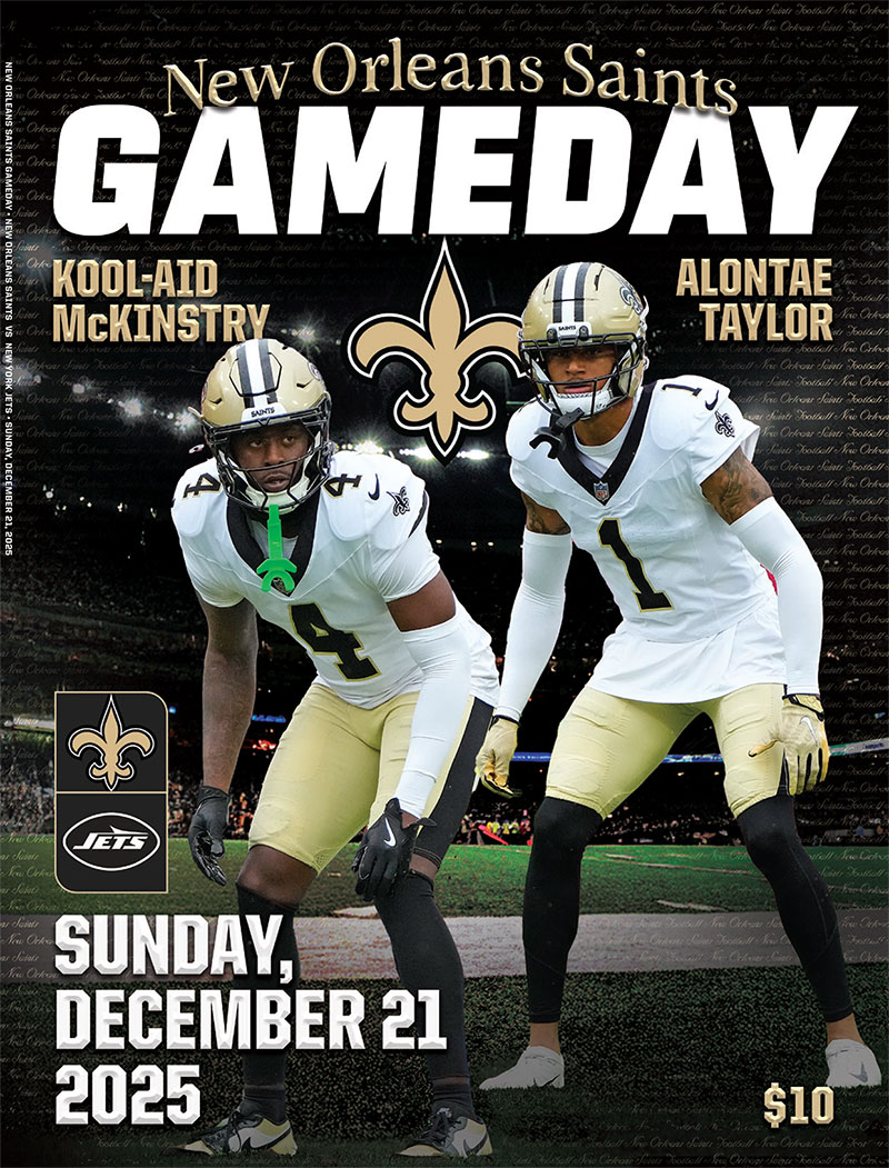 New Orleans Saints Dec. 21 Gameday Magazine - New Orleans Magazine