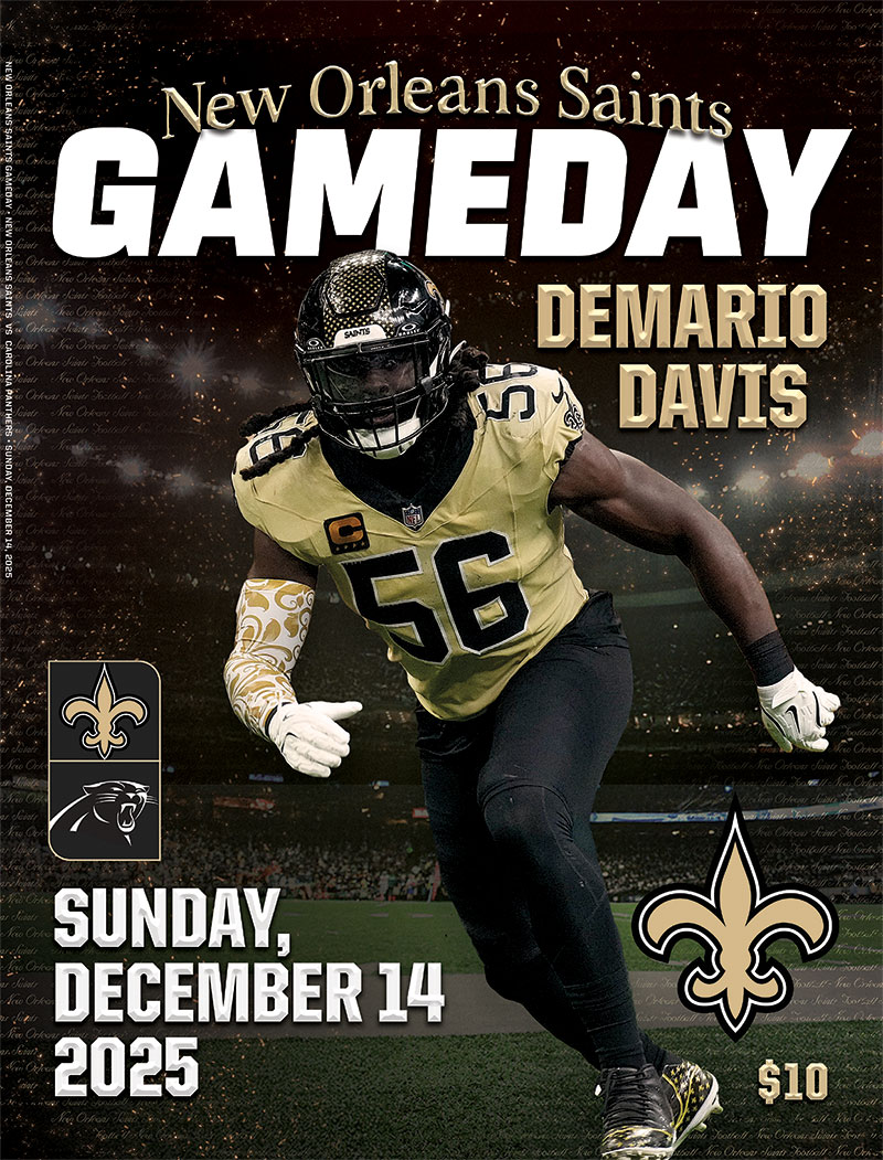 New Orleans Saints Dec. 14 Gameday Magazine - New Orleans Magazine