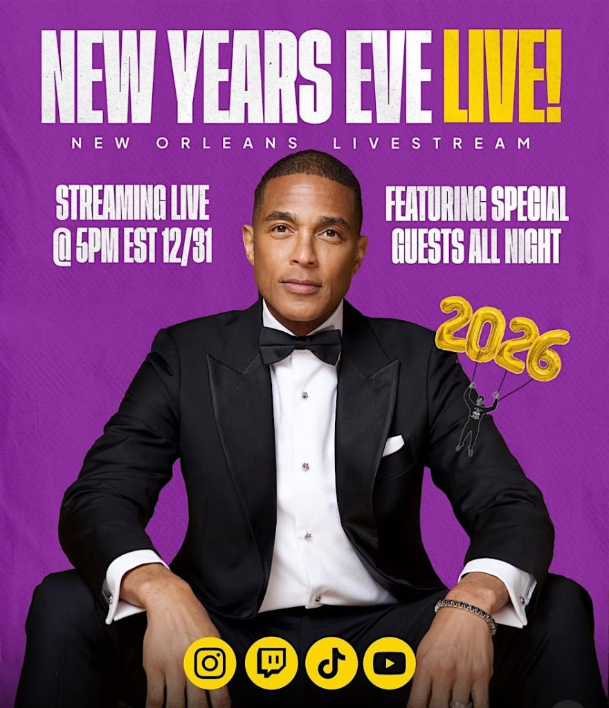 Don Lemon Hosts New Year's Eve Block Party on Frenchmen St
