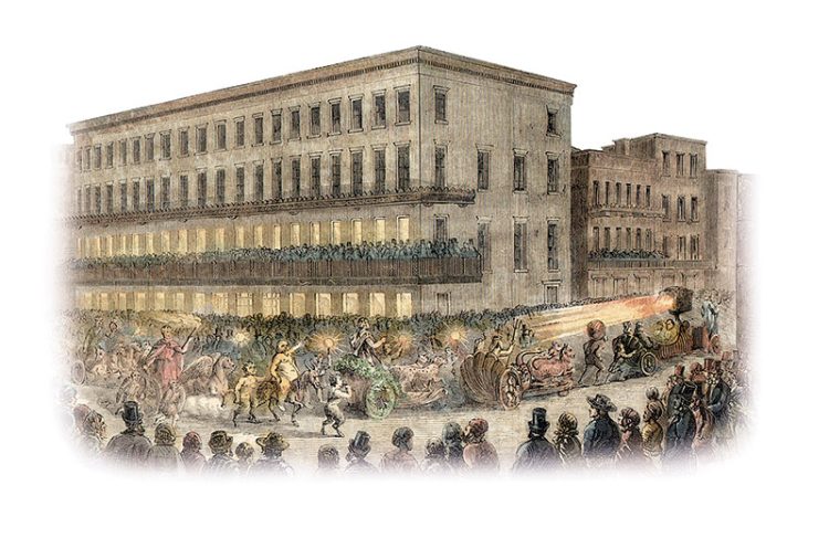 1858: Mistick Krewe of Comus’s Night Parade